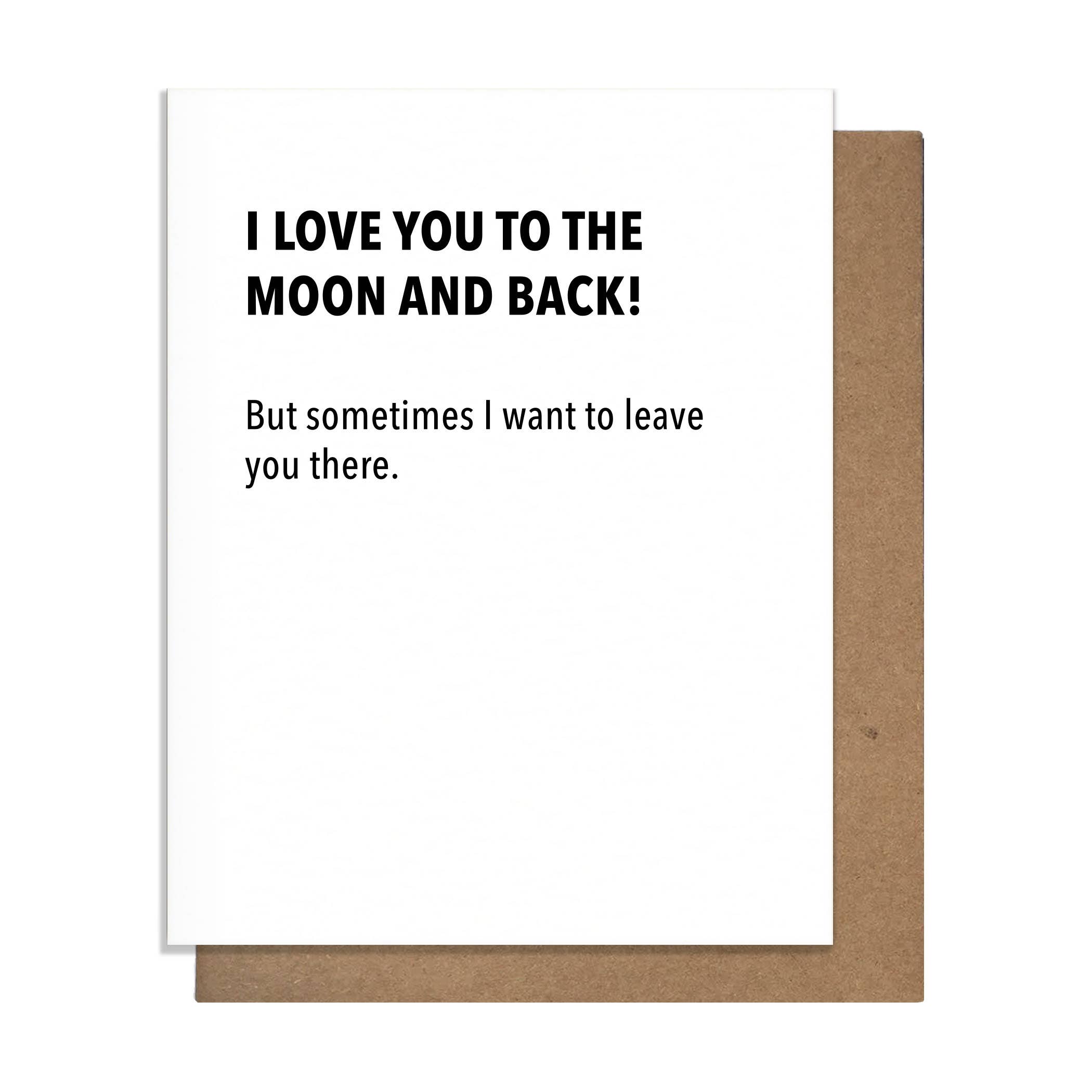 Moon & Back Card – Wax Buffalo